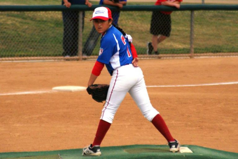 Girl pitcher - Jewish Baseball Museum